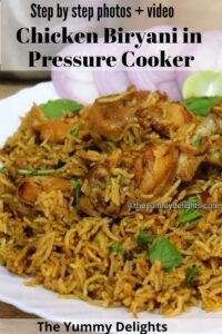 Pressure Cooker Chicken Biryani