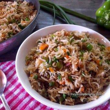 Veg fried rice recipe (within 15 minutes) | How to make veg fried rice