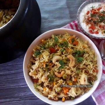 Vegetable pulao recipe | veg pulao in pressure cooker | Veg pulao recipe