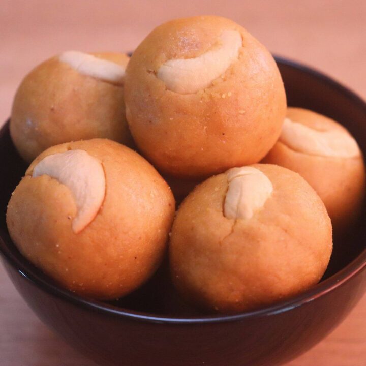 Moong Dal Ladoo Recipe With Jaggery - The Yummy Delights