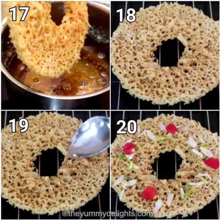 Ghevar Recipe (How to make crispy Ghevar)