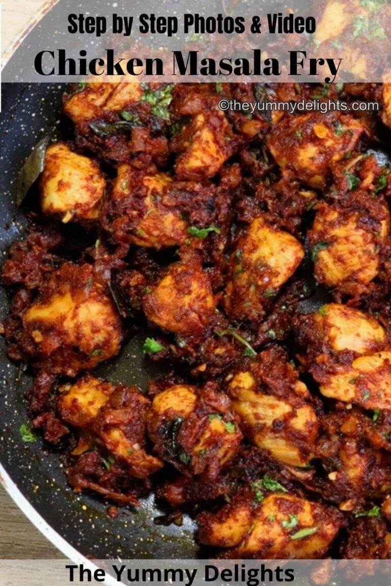 Chicken Masala Fry - The Yummy Delights