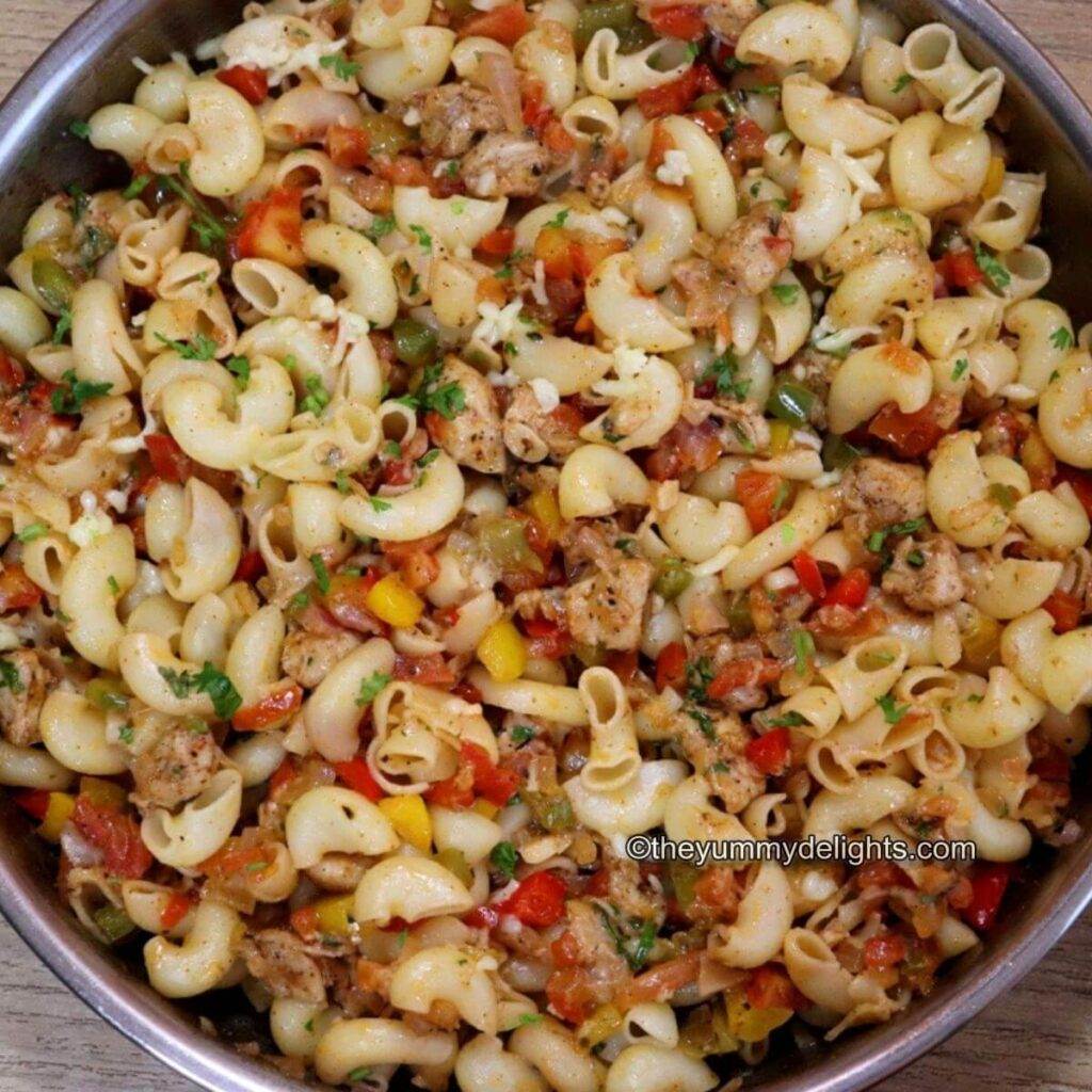 Chicken Macaroni - The Yummy Delights