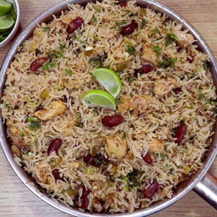 Cilantro Lime Chicken and Rice Recipe - The Yummy Delights