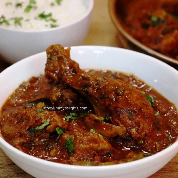 Andhra Chicken Curry Recipe (Kodi Kura) - The Yummy Delights