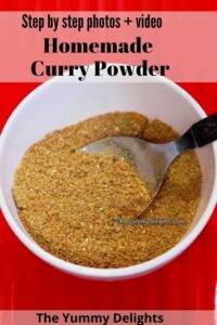 Homemade Curry Powder Recipe - The Yummy Delights