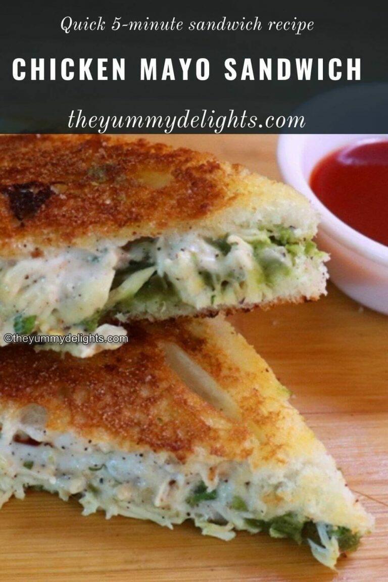 Chicken Mayo Sandwich recipe | Chicken Salad Sandwich