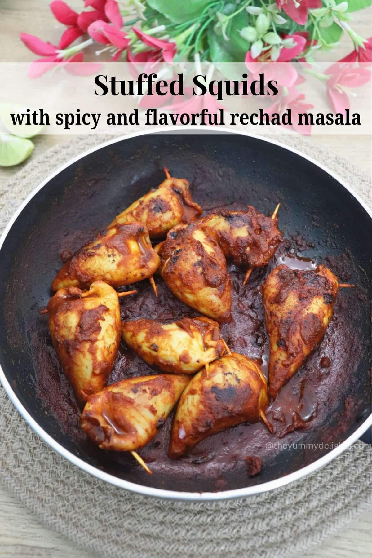 Goan Stuffed Squids - The Yummy Delights