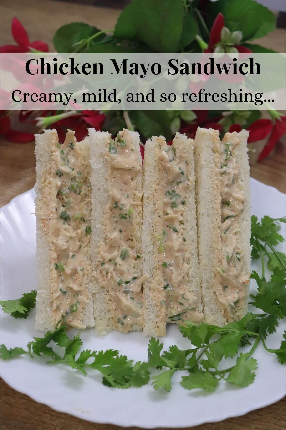 Chicken Mayo Sandwich Recipe - The Yummy Delights