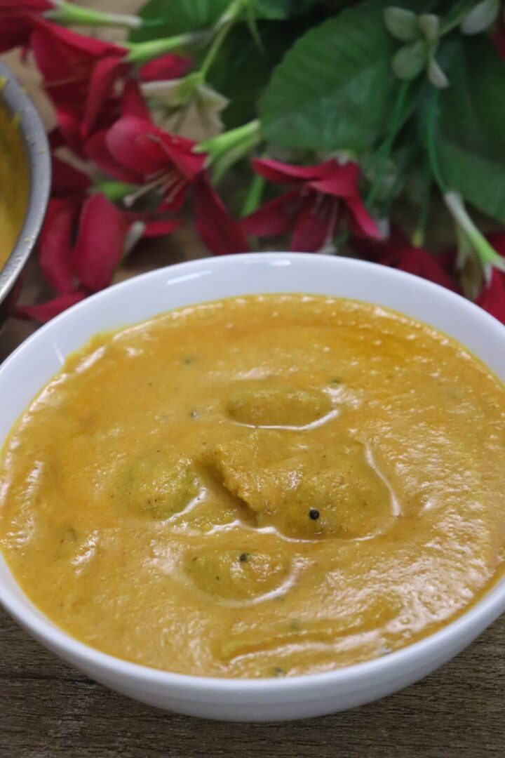 Torachi Uddamethi Recipe | Goan Raw Mango Curry - The Yummy Delights
